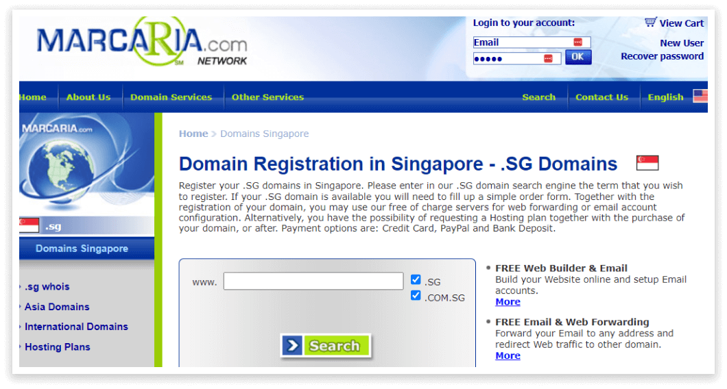 Top Domain Registrars & Providers in Singapore | JIN